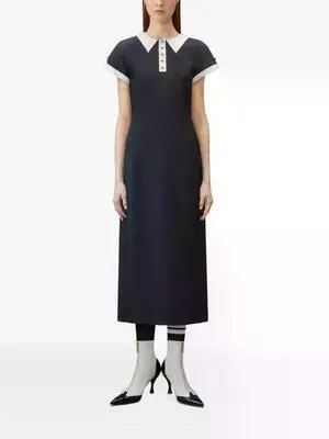 Thom Browne Hopsack Suiting Dress - Blue