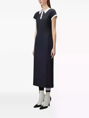 Thom Browne Hopsack Suiting Dress - Blue