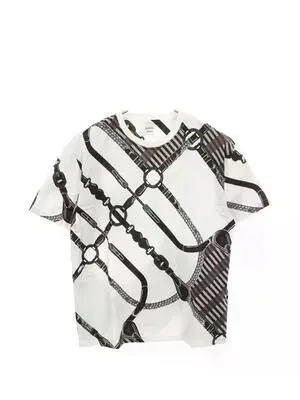 Hermès 2000s Crew-neck T-shirt - White