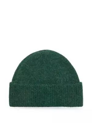 AMI Paris Alpaca Beanie With De Coeur