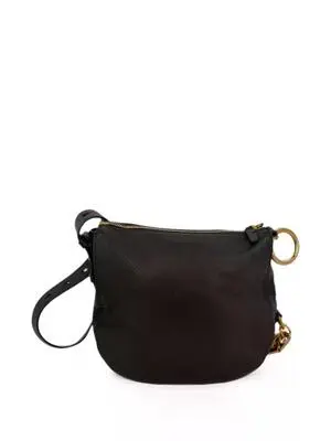 Burberry Knight Leather Shoulder Bag