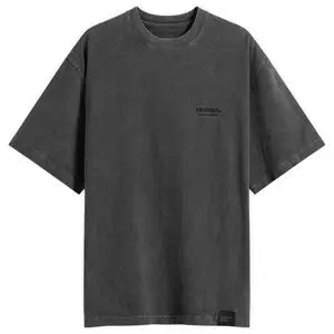 NEIGHBORHOOD Pigment Dyed Logo T-shirt - Black