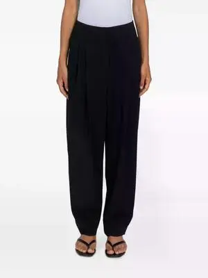 TOTEME Draped Balloon Trousers - Black