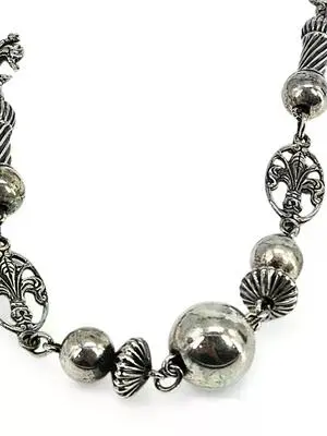 MADISON MAISON Fleur-de-lis Station Necklace
