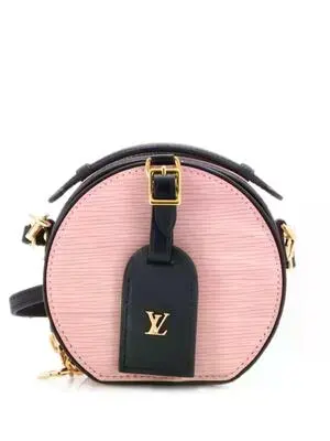 LOUIS VUITTON Mini Boite Chapeau Epi Leather Crossbody Bag - Pink