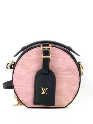 LOUIS VUITTON Mini Boite Chapeau Epi Leather Crossbody Bag - Pink