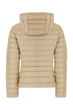Moncler Sand Nylon Igelhood Down Jacket