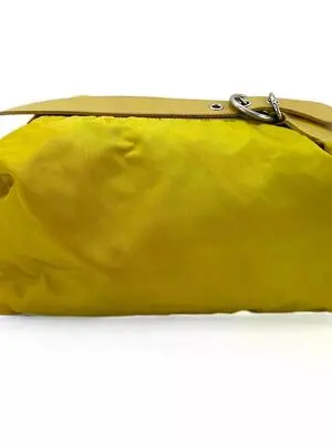 Prada 2000s Tessuto Triangle Logo Shoulder Bag