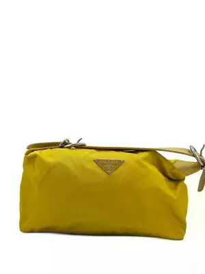Prada Tessuto Shoulder Bag - Yellow