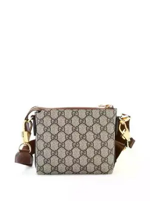 Gucci Interlocking G Patch Wristlet Messenger Bag