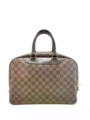 LOUIS VUITTON Damier Ebene Deauville Tote Bag - Brown