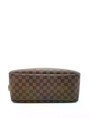 LOUIS VUITTON Damier Ebene Deauville Tote Bag - Brown