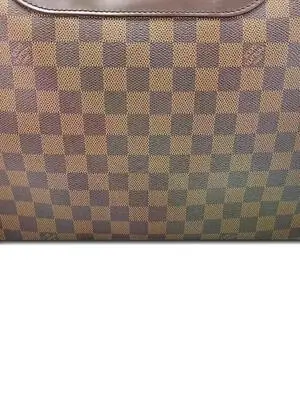 LOUIS VUITTON Damier Ebene Deauville Tote Bag - Brown
