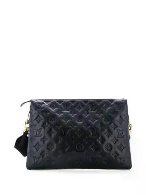LOUIS VUITTON Coussin Bag Monogram Embossed Lambskin Mm Crossbody Bag