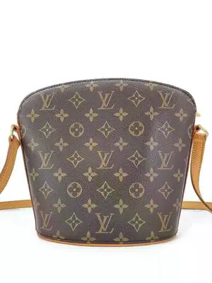 LOUIS VUITTON Monogram Drouot Shoulder Bag
