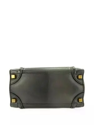 Celine 2010s Luggage Micro Shopper Tote Bag