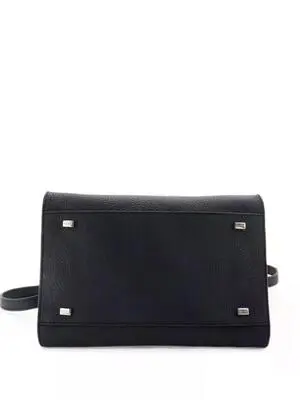 THE ROW Margaux Leather 10 Tote Bag - Black