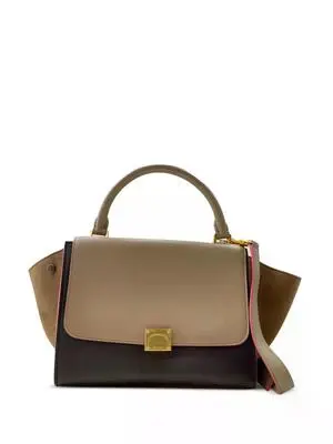Celine Trapeze Flap Handbag - Brown
