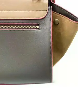 Celine Trapeze Flap Handbag - Brown