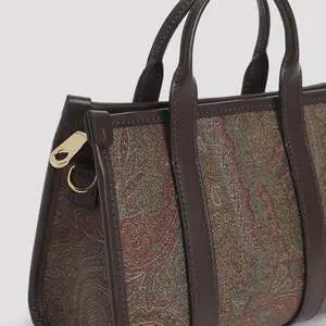 Etro Bauletto Xs Arnica Jacquard Shoulder Bag