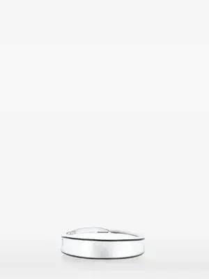 Valentino Garavani Vlogo Leather Mini Hobo Bag - Silver