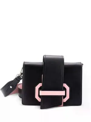Prada City Calfskin Small Crossbody Bag - Black