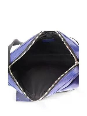 LOUIS VUITTON Monogram Taigarama Outdoor Messenger Bag - Blue