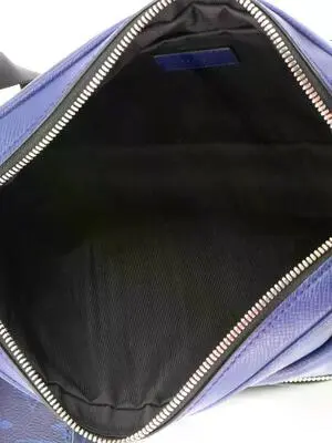 LOUIS VUITTON Monogram Taigarama Outdoor Messenger Bag - Blue