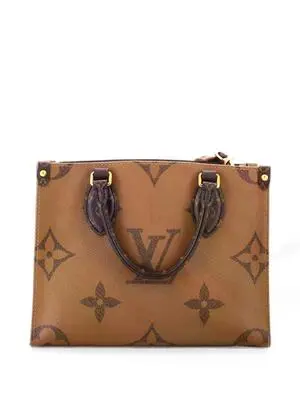 LOUIS VUITTON Onthego Tote Reverse Monogram Giant Pm Shoulder Bag