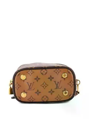 LOUIS VUITTON Reverse Monogram Canvas Pm Satchel - Brown