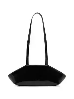 Marsèll Sapi Patent-finish Shoulder Bag - Black