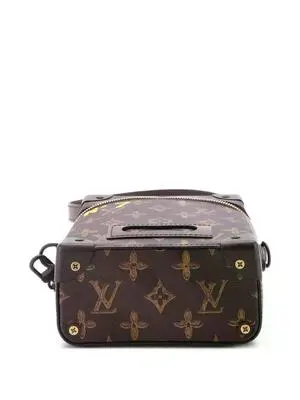LOUIS VUITTON Vertical Box Trunk Bag No. 7 Trunk L'oeil Vintage Monogram Canvas Crossbody Bag