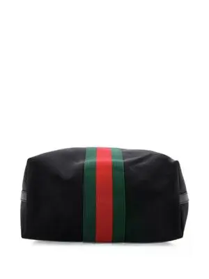 Gucci Web Zip Techno Canvas Medium Tote Bag