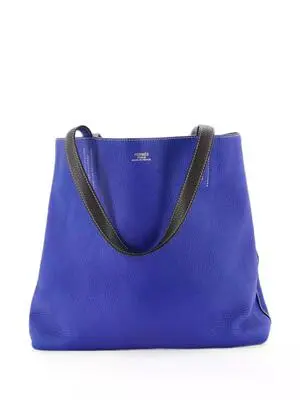 Hermès Double Sens Clemence 45 Tote Bag - Blue