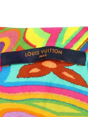 LOUIS VUITTON 2010s Damier Monogram T-shirt