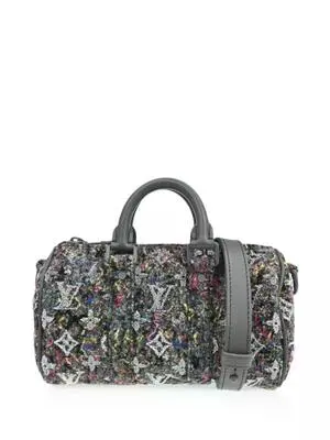 LOUIS VUITTON 2010-2020s Xs Keepall Monogram Tote Bag - Grey
