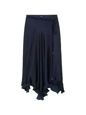 Zadig&Voltaire Asymmetric Ruffled Midi Skirt