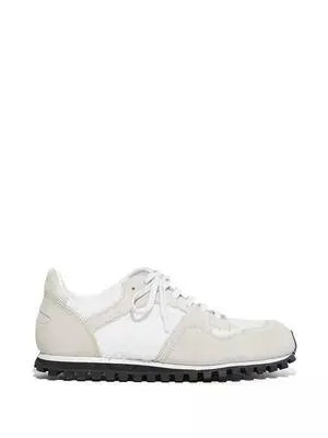 Comme Des Garçons X Spalwart Sequin-embellished Suede Sneakers - Neutrals