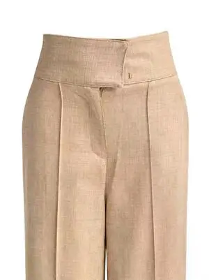 EDWARD ACHOUR PARIS Beige Tailored Trousers