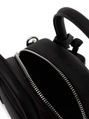 Karl Lagerfeld Logo-charm Grained Tote Bag