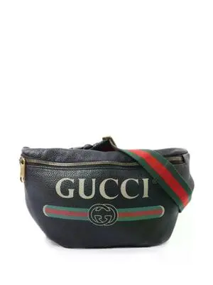 Gucci Gg Web Detail Belt Bag