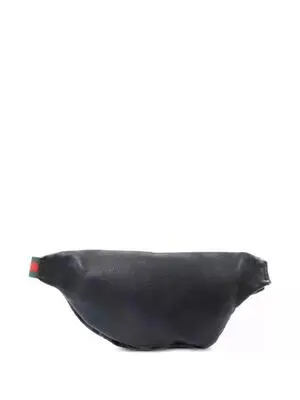 Gucci Gg Web Detail Belt Bag - Black