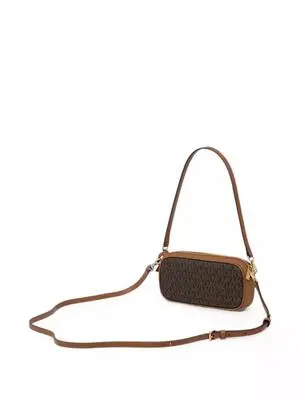 Michael Kors Logo-print Shoulder Bag - Brown