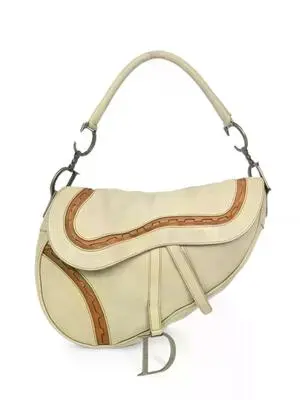 Dior 2006 Saddle Shoulder Bag - Neutrals