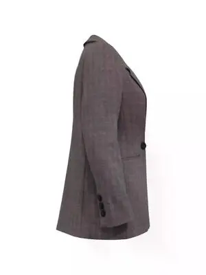 ANINE BING 2020s Madeleine Checked Blazer