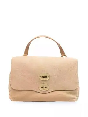 ZANELLATO Postina Jones Stud-embellished Leather Tote Bag