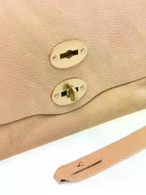 ZANELLATO Postina Jones Grained-leather Tote Bag - Neutrals