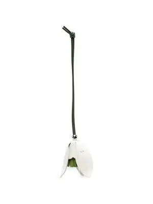 JW Anderson Flower Pendant Leather Keyring