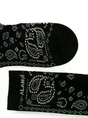 Alanui Paisley-pattern Socks