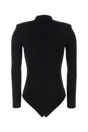 JIL SANDER Wool Bodysuit - Black